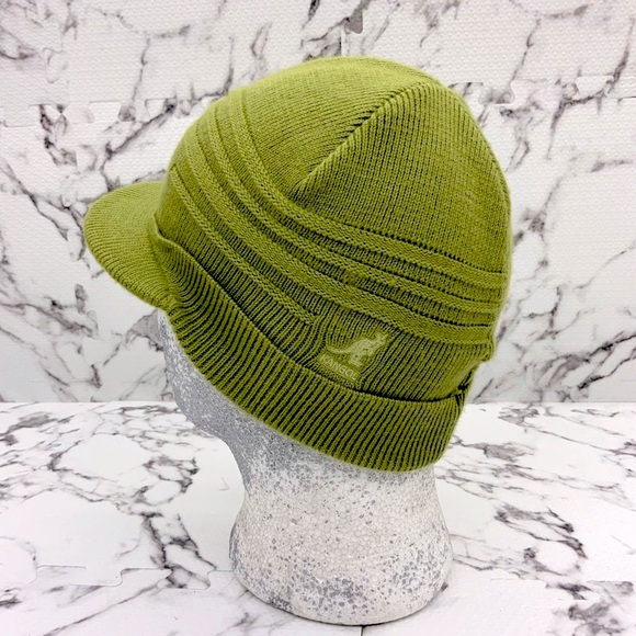 Kangol | Accessories | Mens Kangol Lime Green Random Rib Pulled On With ...